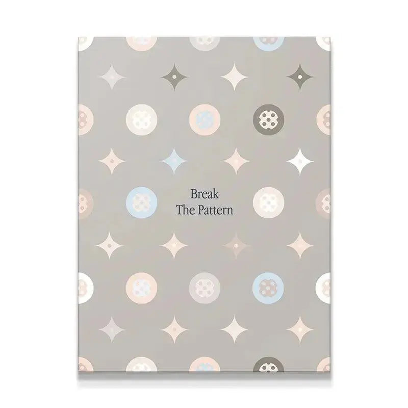 'Break The Pattern' Geometric Art Print | Soft Pastel Design ...